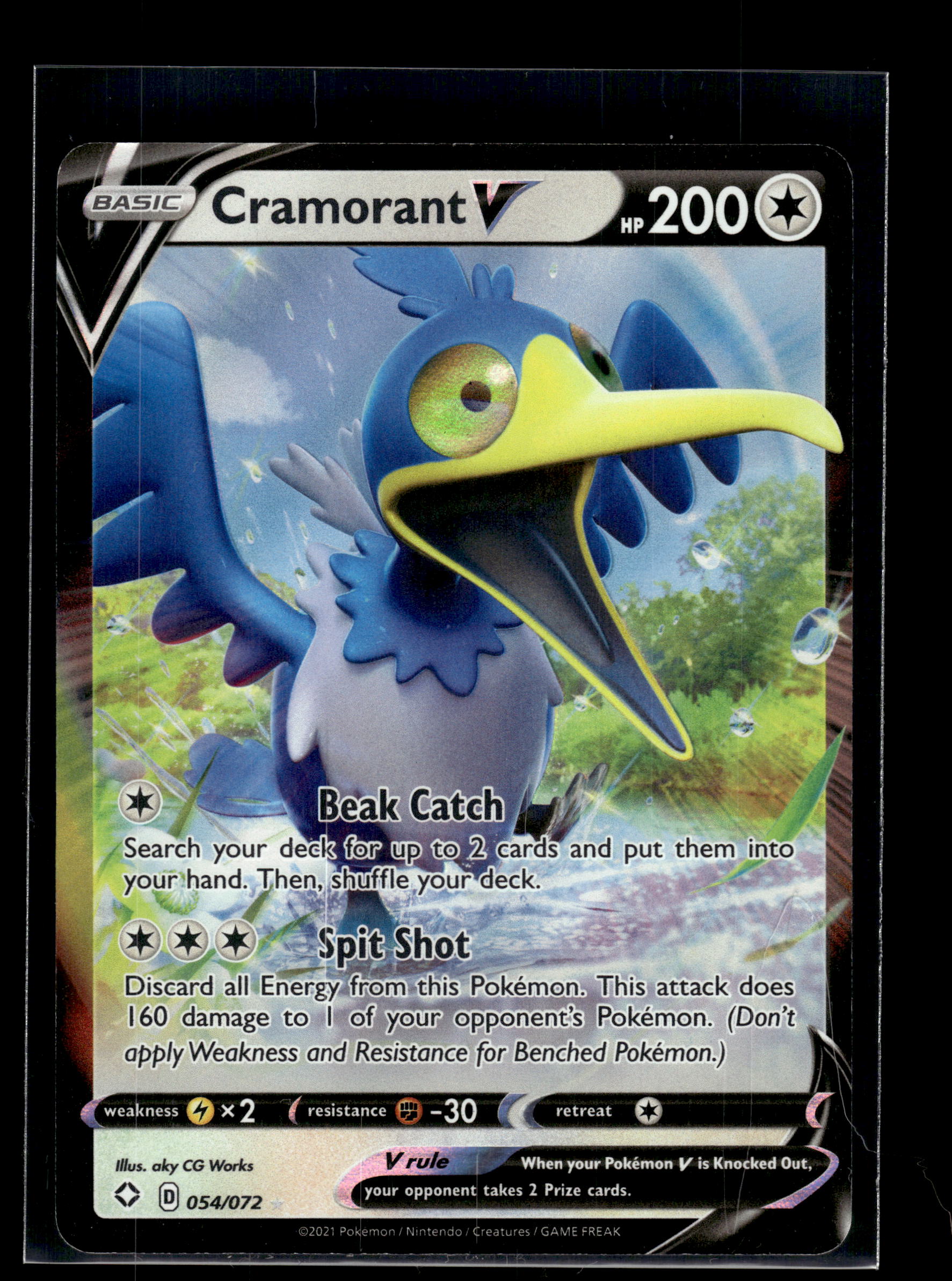 Cramorant V - SWSH01: Sword & Shield Base Set #155/202 Ultra Rare Raw – DRPM Collectors